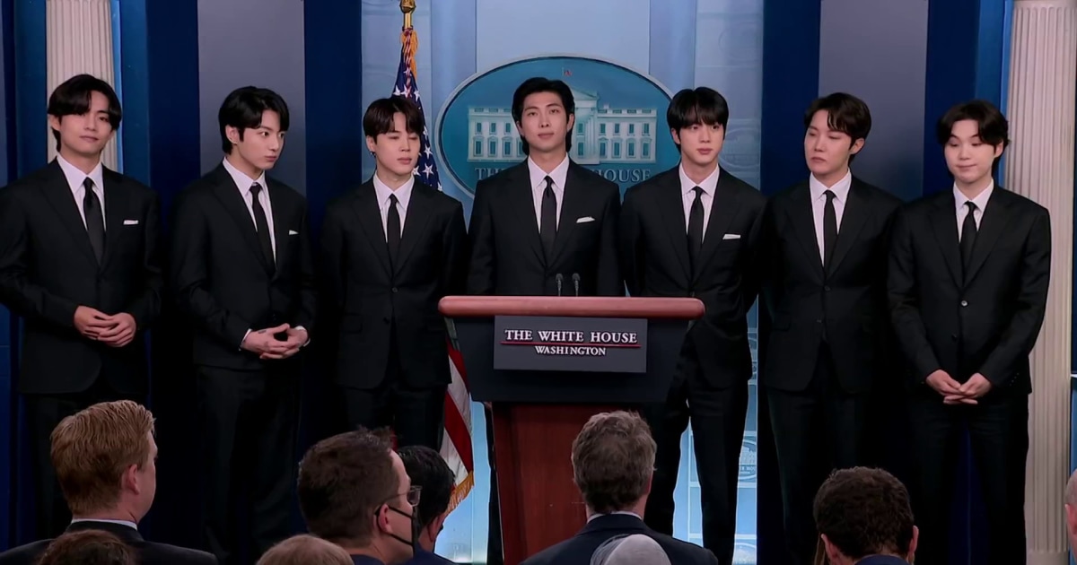 BTS visits White House to discuss Asian inclusion and representation
