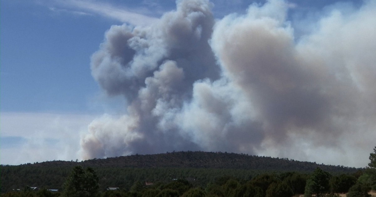 Wildfires in New Mexico burned hundreds of acres, at least 20% contained