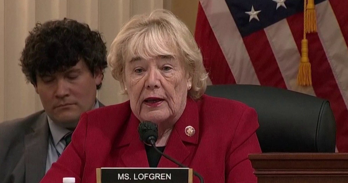 Rep. Lofgren breaks down how Trump's election fraud cases played out in ...