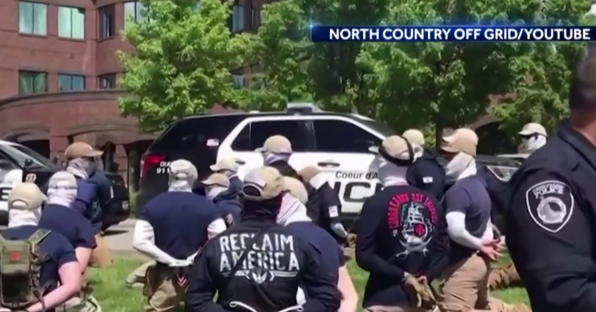 White supremacist group arrested in Idaho now out on bail