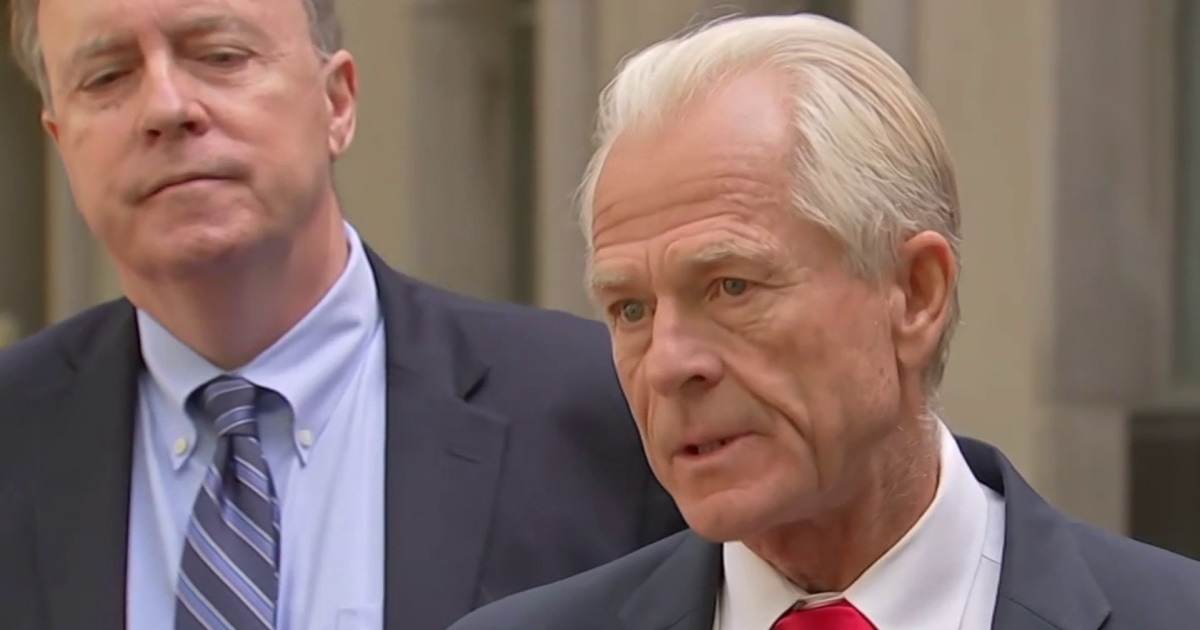 Ex-Trump adviser Peter Navarro pleads not guilty to contempt of ...