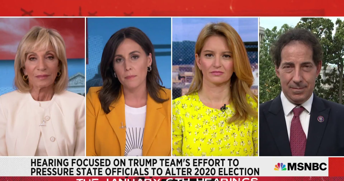 Rep. Raskin: 'A lot of people believe in democracy and are willing to ...