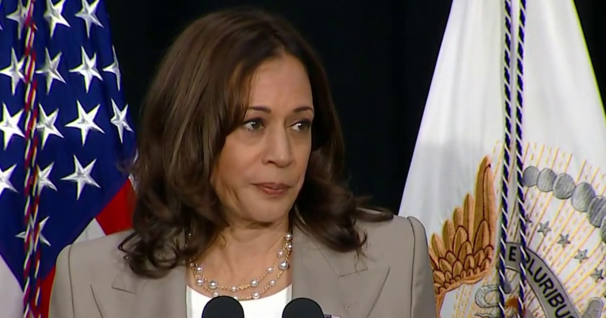 Harris addresses Supreme Court decision to overturn Roe v. Wade