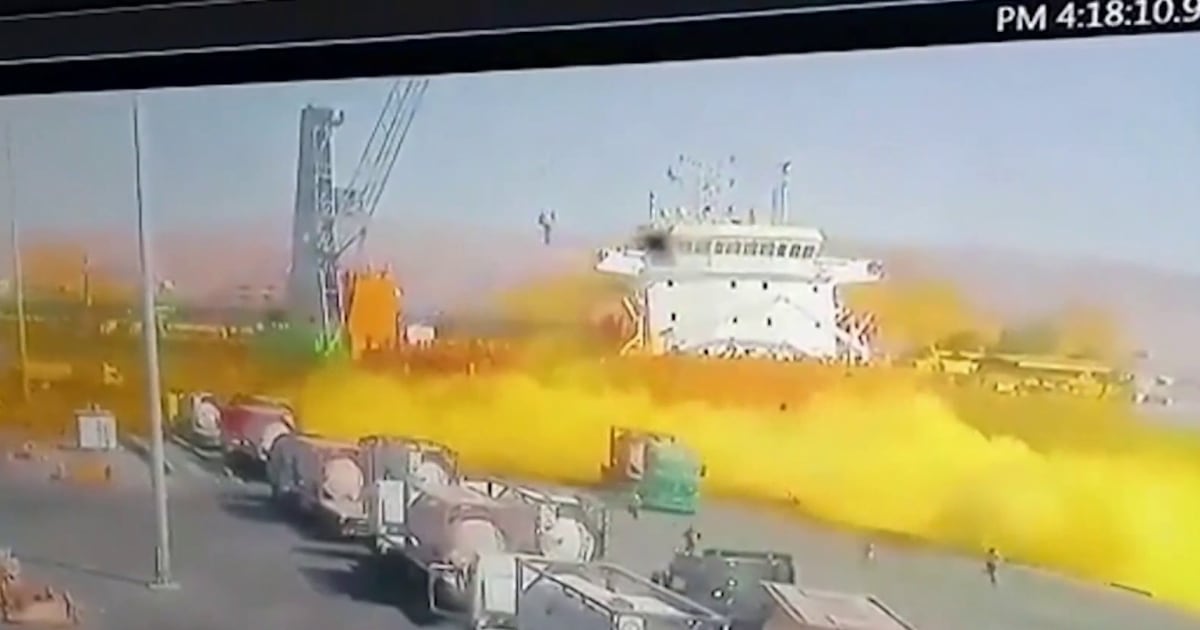 Toxic gas explosion kills at least 12, injuries over 260 in Jordan port