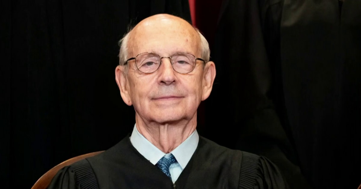 Justice Stephen Breyer to step down from Supreme Court Thursday