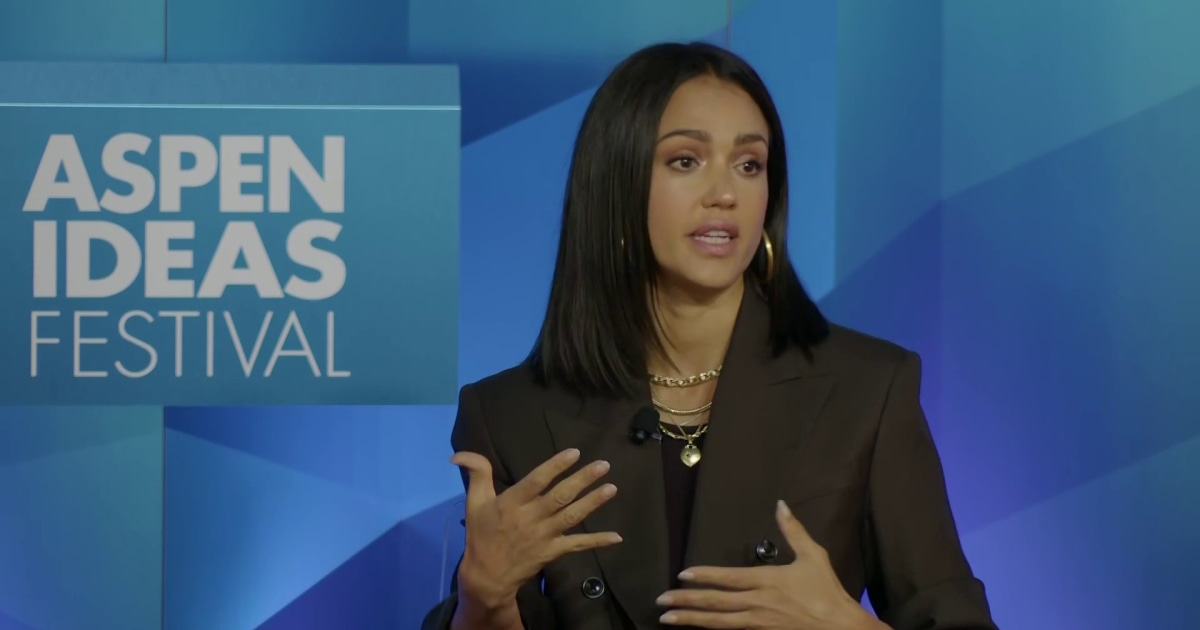 Aspen Ideas Festival: Jessica Alba's company started with futile ...