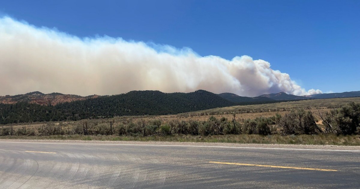 Utah fire reignites, spreads rapidly amid severe weather and heat wave