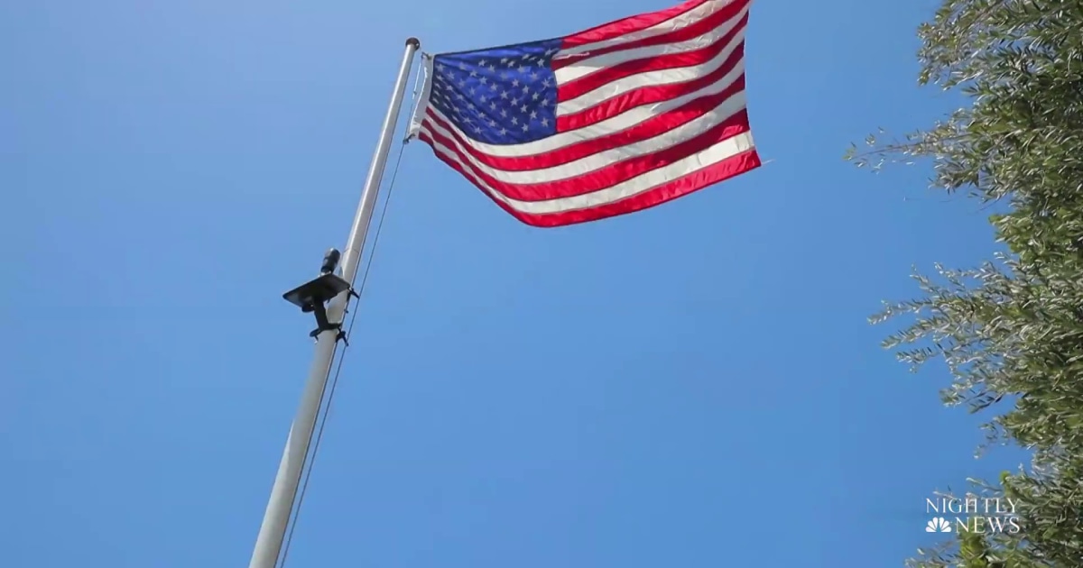 Southern Californian neighbor honors veterans with free flag kits