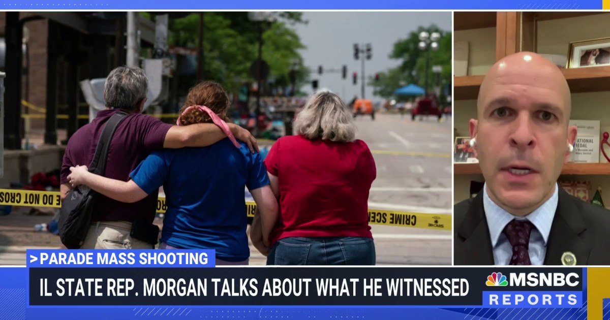 Illinois State Rep. Bob Morgan on witnessing Highland Park shooting