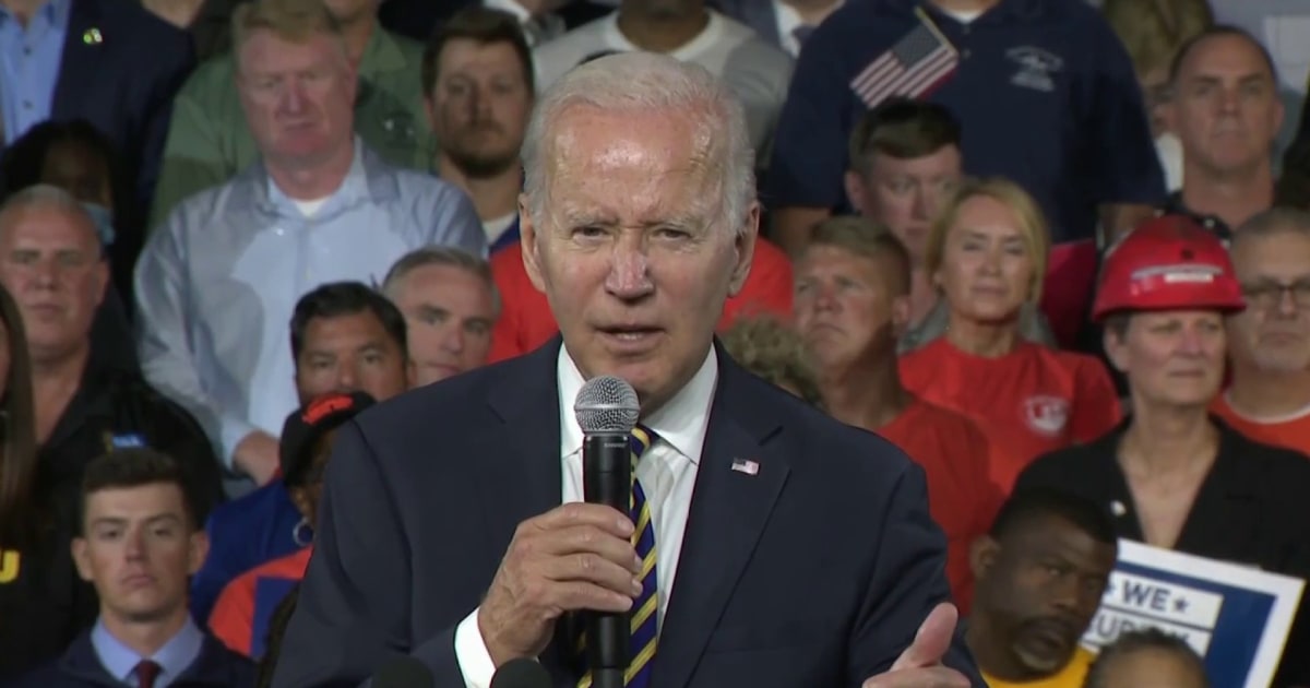Biden highlights rescued pensions for millions of American workers ...