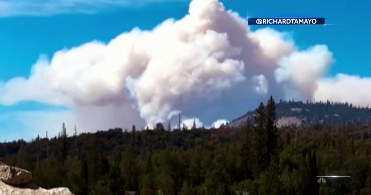 Wildfire forced partial closure of Yosemite National Park, thousands ...