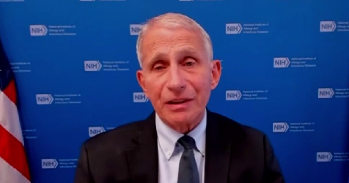 Dr. Fauci says ‘good progress’ being made toward Covid nasal vaccine