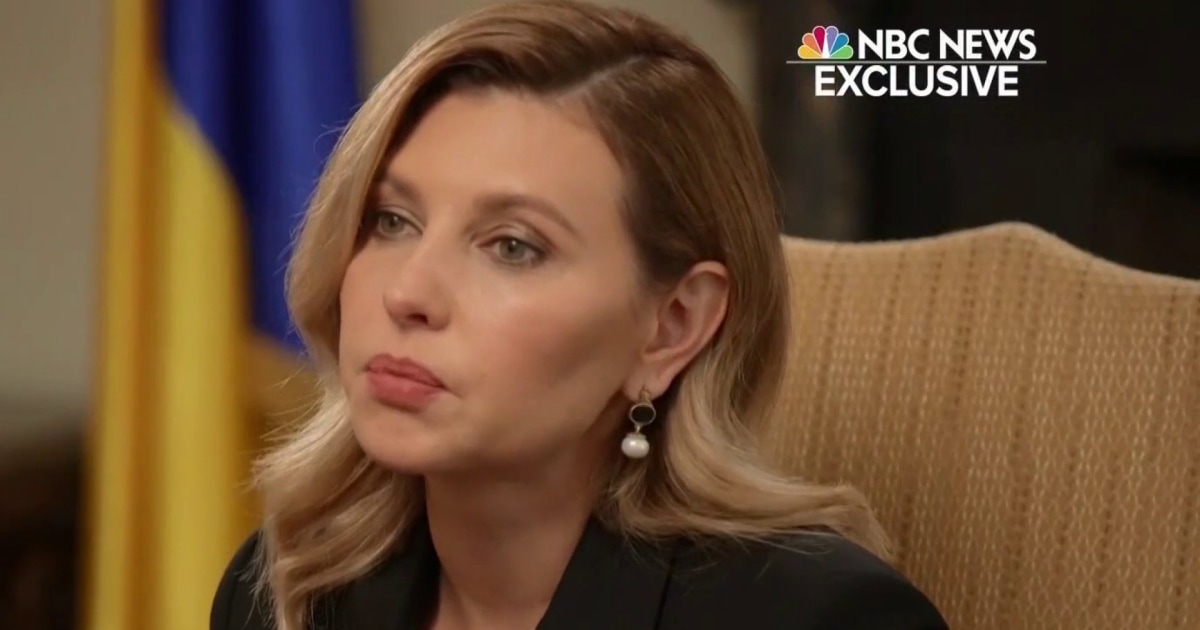 Ukrainian first lady: 'It is very important for us that this support ...