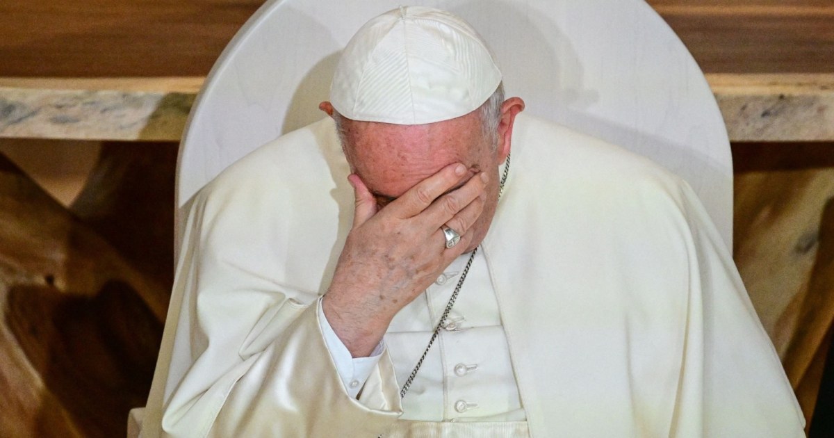 Pope Francis apologizes for evil abuse of indigenous community in Canada