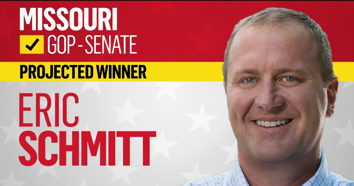 Eric Schmitt projected winner in Missouri GOP senate race