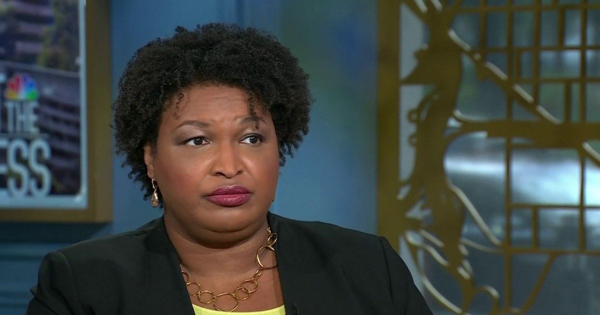 Abrams: Economy will go ‘up and down’ but abortion laws affect women’s ...