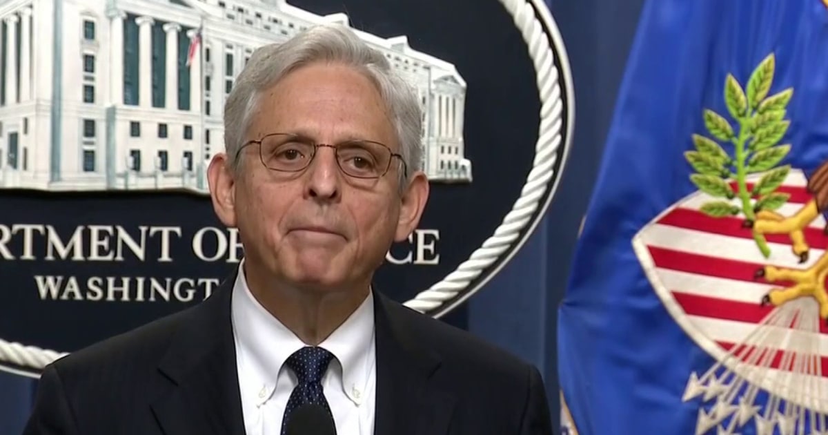 AG Garland was "very angry" during Trump case comments, fmr. U.S ...