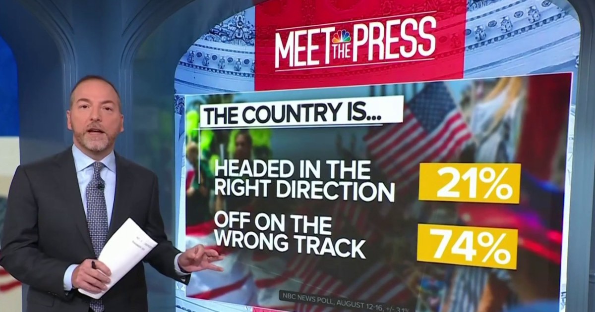 Americans Are Angry And Worried About Us Future New Nbc News Poll Shows 5997