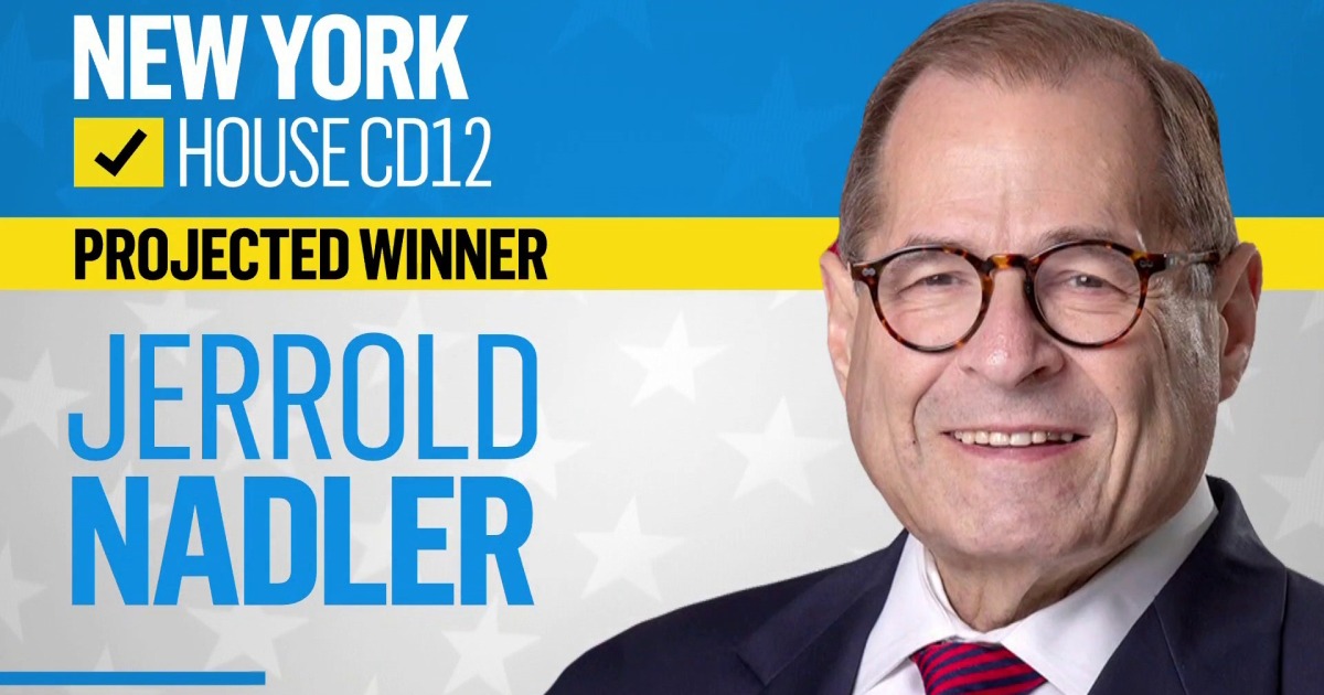 Nadler wins 12th Congressional District, NBC News Projects