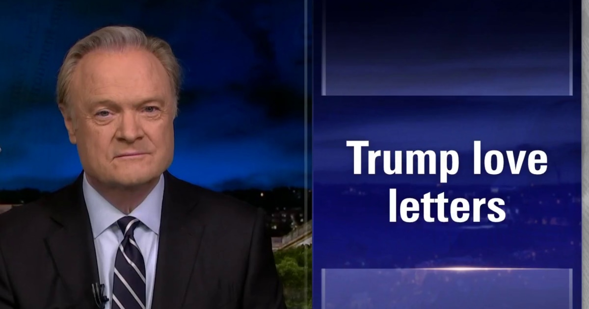 Lawrence: Trump love letters tipped off the Archives