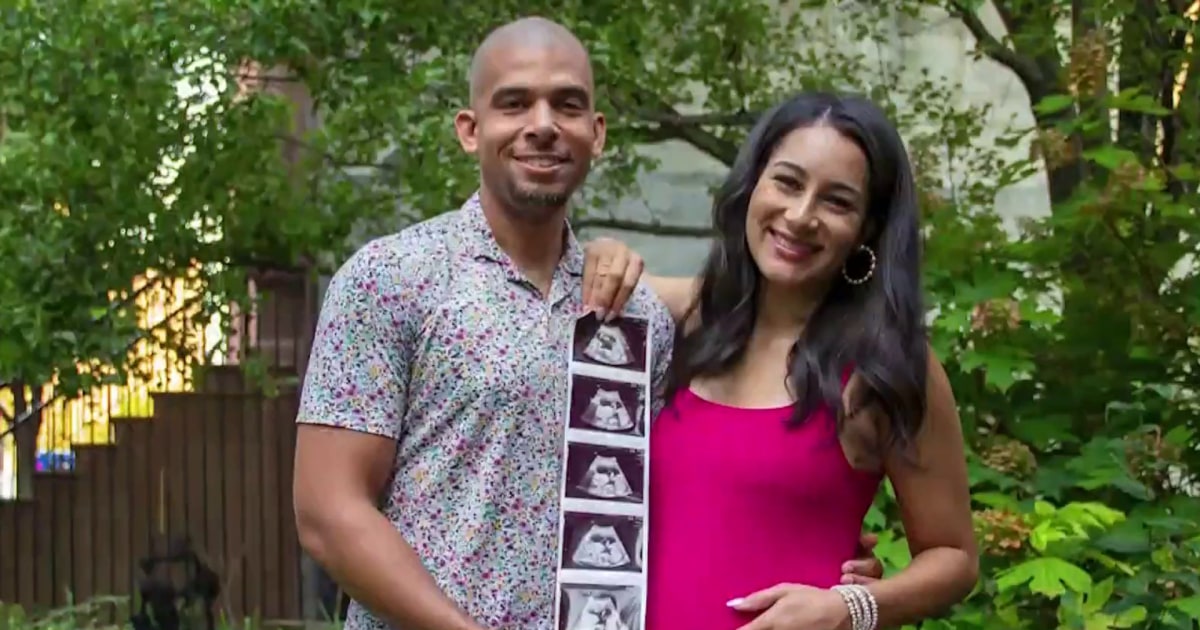 Morgan Radford expecting first child with husband David