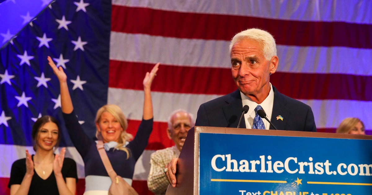 Crist celebrates Florida governor primary win