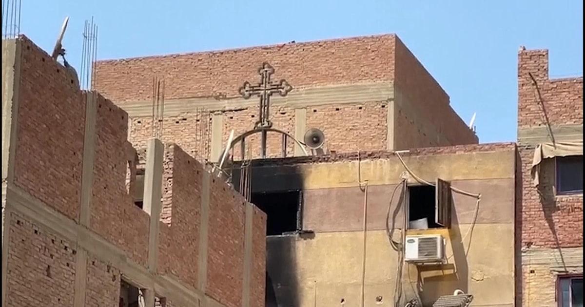 Fire at Egyptian Coptic church kills 41