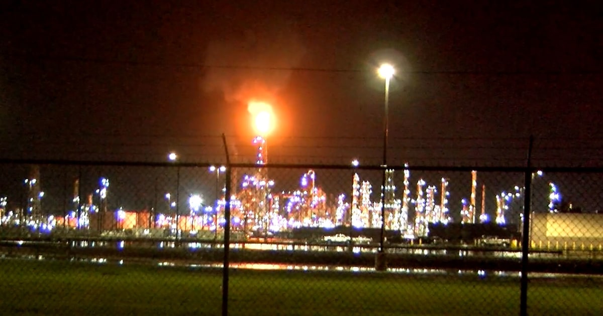 BP oil refinery fire in Ohio injures at least two