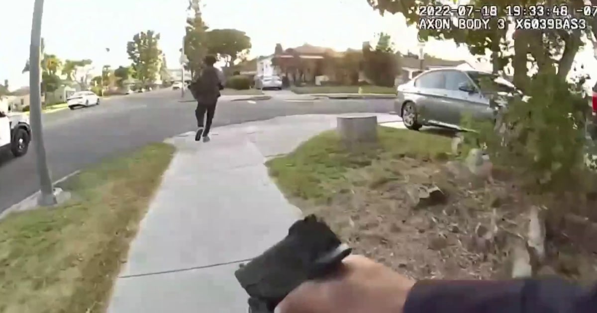 Lapd Release Bodycam Footage In Shooting Of Black Man