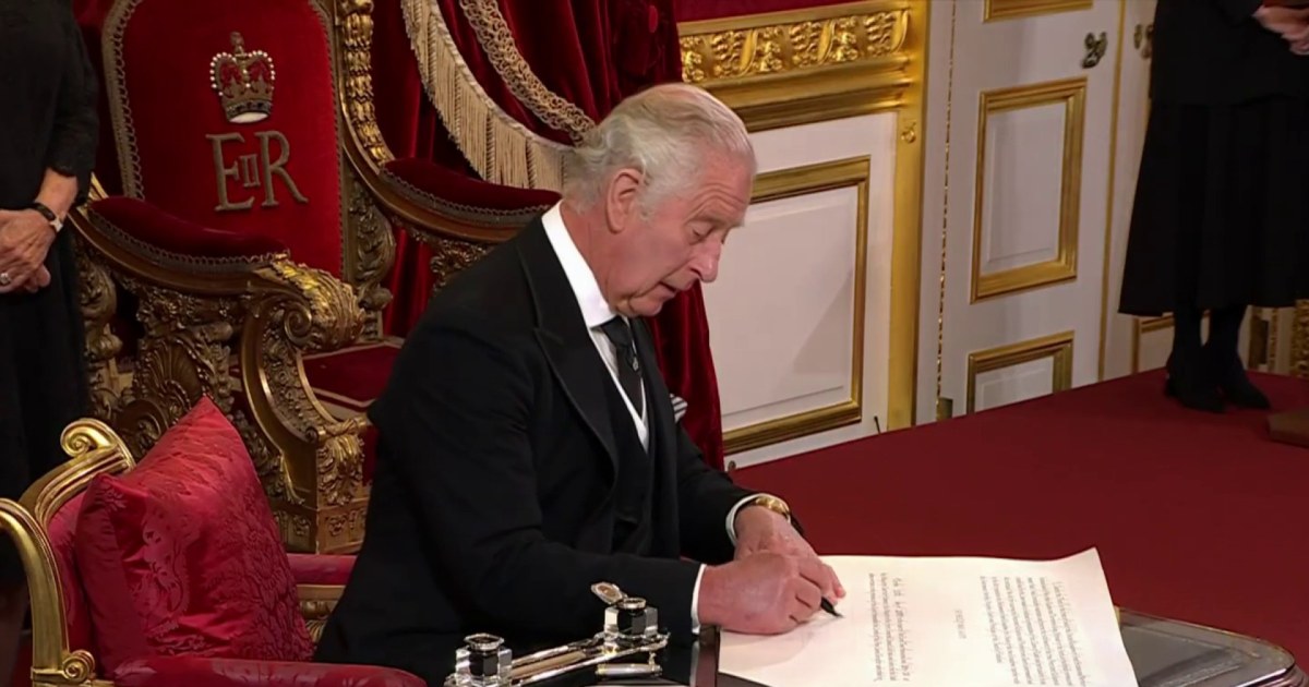 A nation still mourning now celebrates their new King