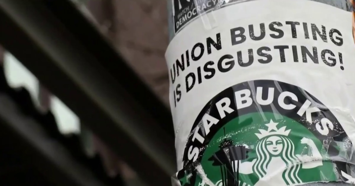 Starbucks announces revamped strategy as union workers continue protests