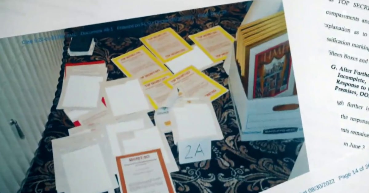 DOJ files appeal in Trump docs case