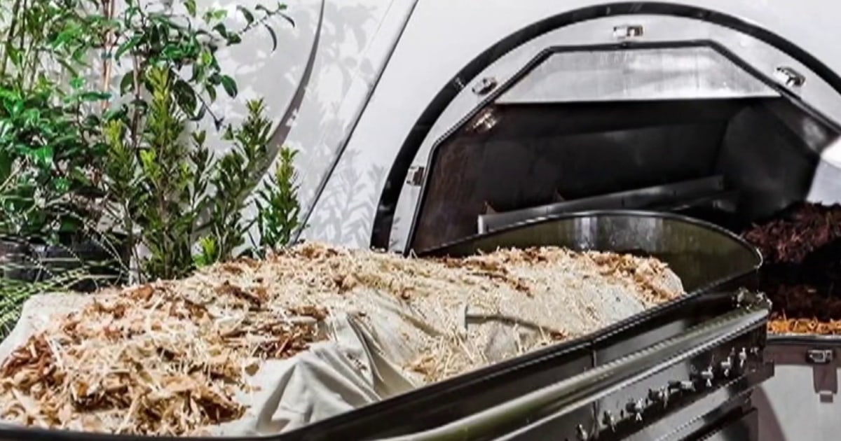 Human composting offers green alternative to burial and cremation