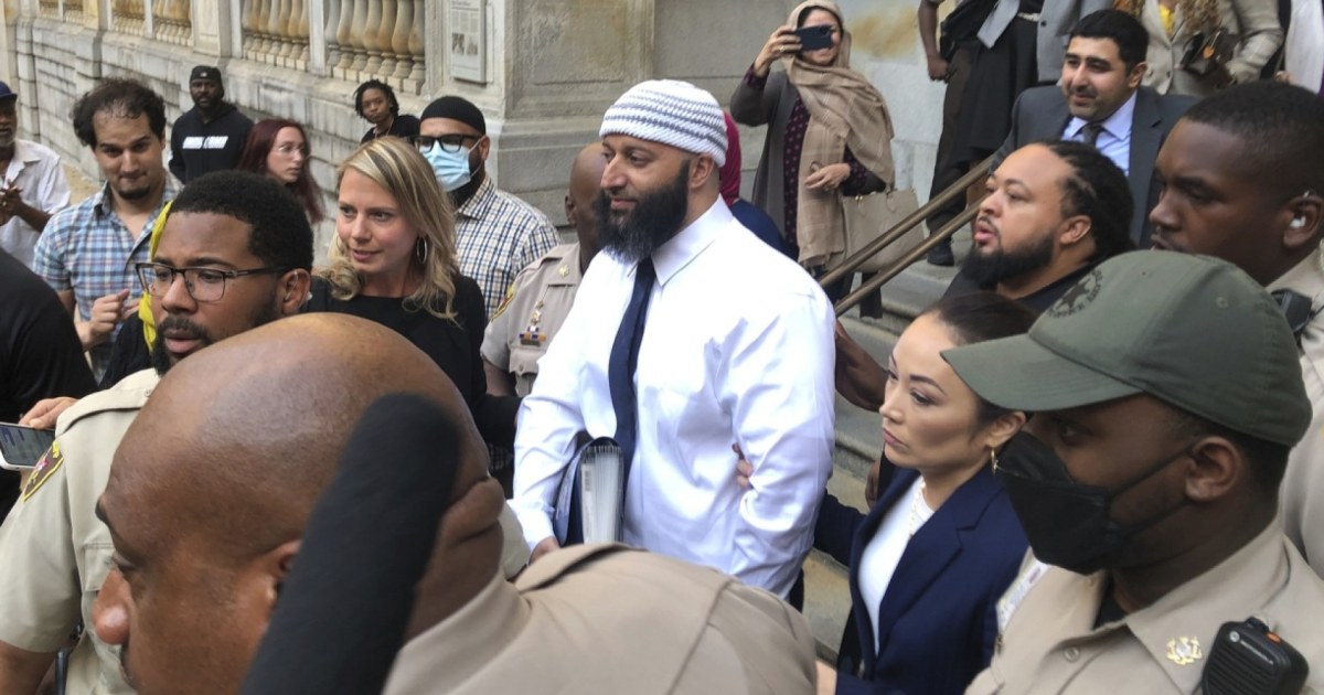 Adnan Syed released from prison after 1999 murder conviction overturned