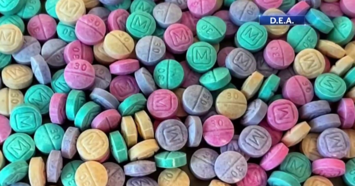 ‘Rainbow’ fentanyl found in at least 21 states, DEA warns