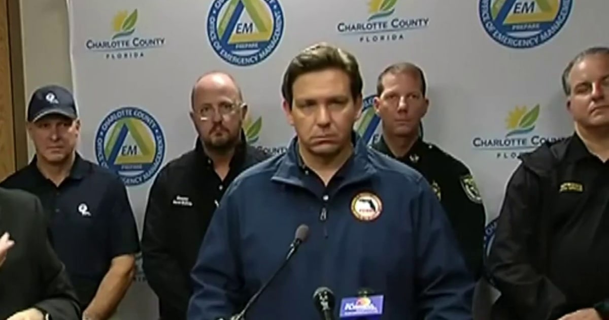 DeSantis describes damage in Sanibel hit as 'biblical storm surge' from ...