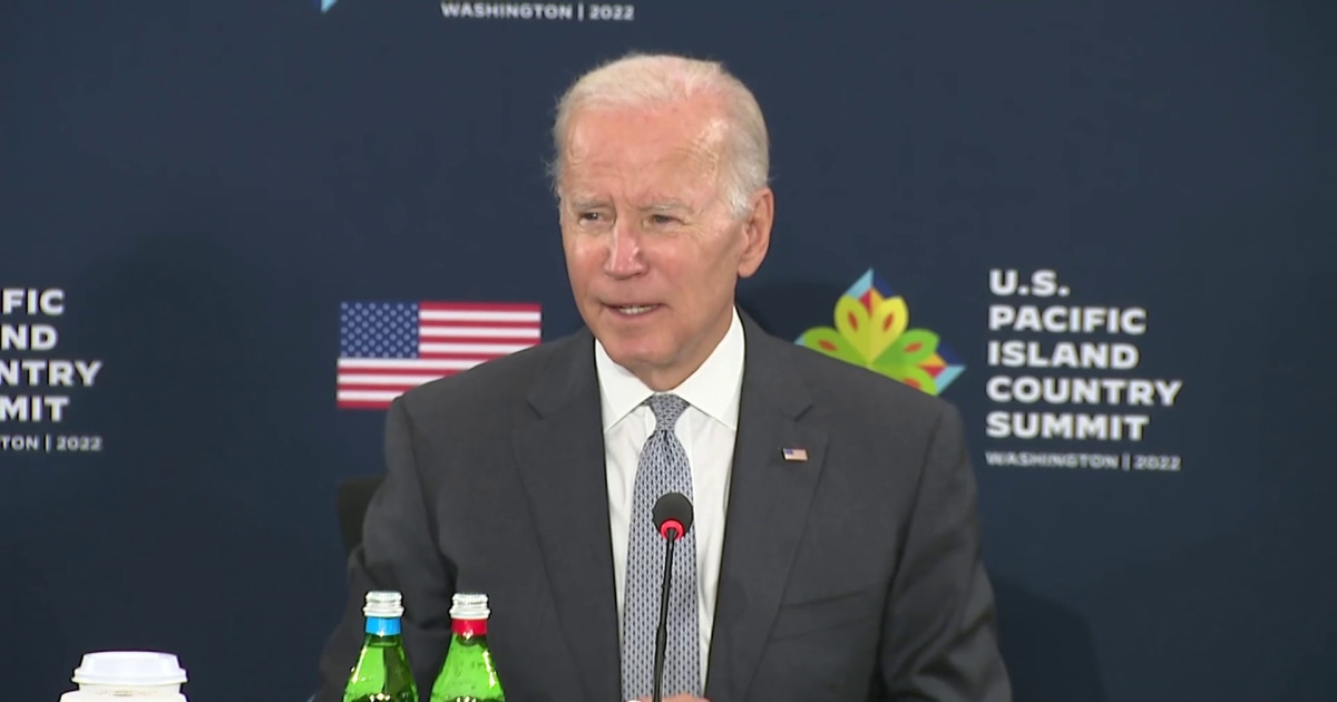 Biden participates in first Pacific Island country summit