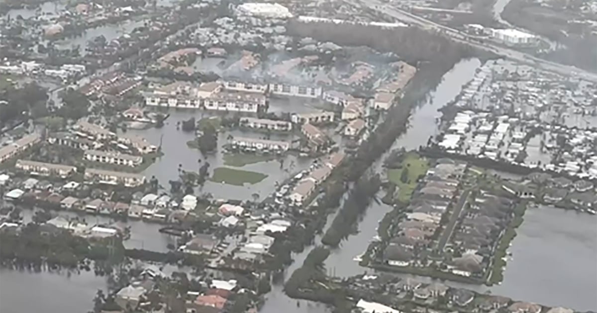 U.S. Coast Guard aerials show Hurricane Ian devastation in Florida