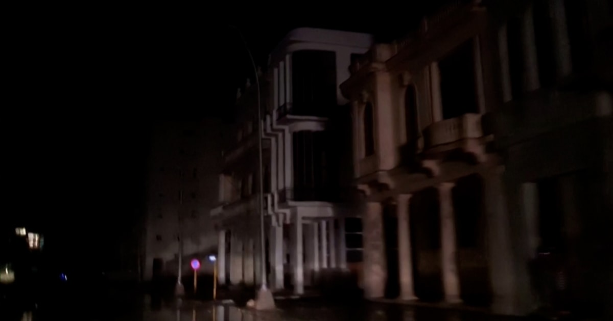 All of Cuba without power after Hurricane Ian makes landfall