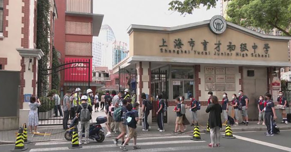 Covid restrictions lifted as Shanghai schools reopen