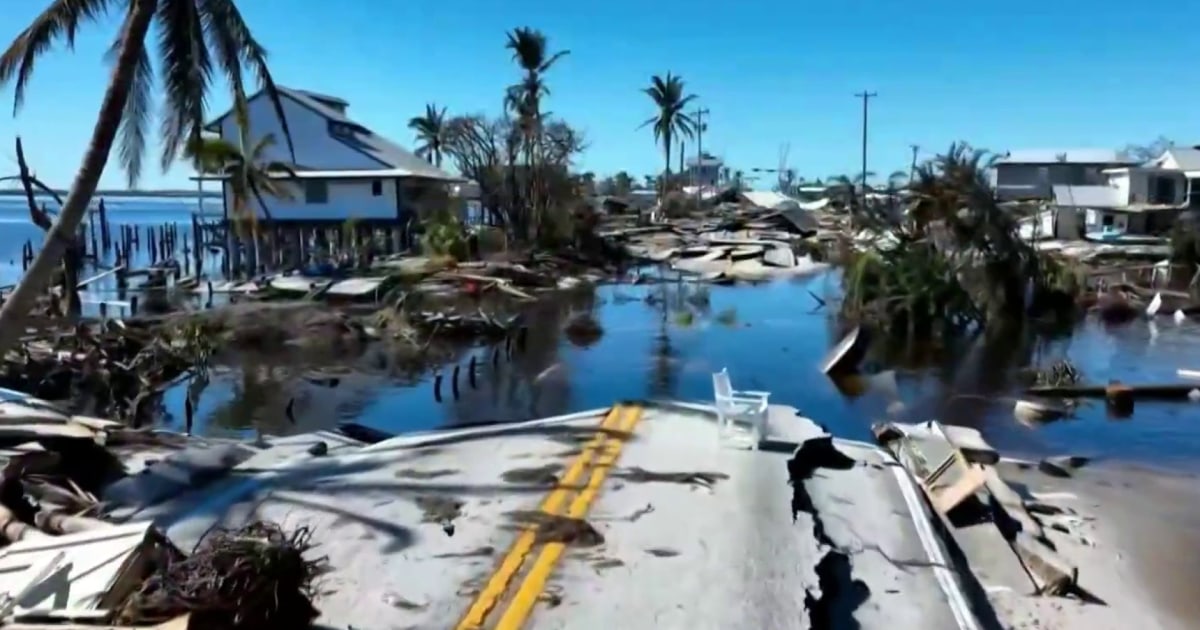 Pine Island residents stuck after Hurricane Ian destroys bridge
