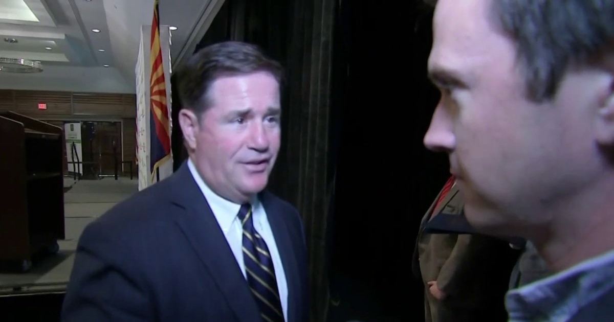 ‘The primary is over,’ Doug Ducey says when pressed about Kari Lake’s ...