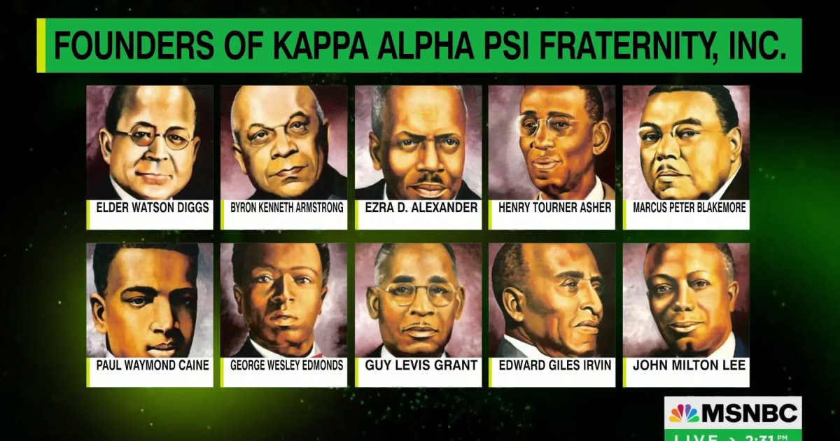 The Divine Nine Series: Grand Polemarch of Kappa Alpha Psi mobilizing ...