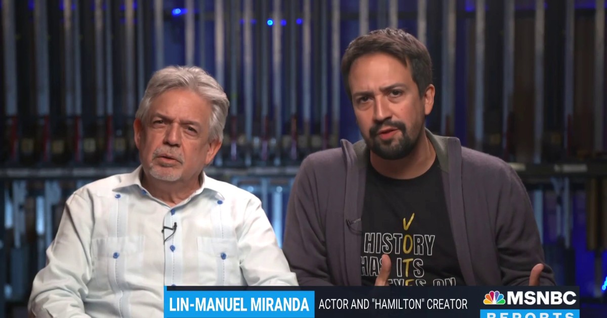 Lin-Manuel Miranda and dad Luis urge young people to vote