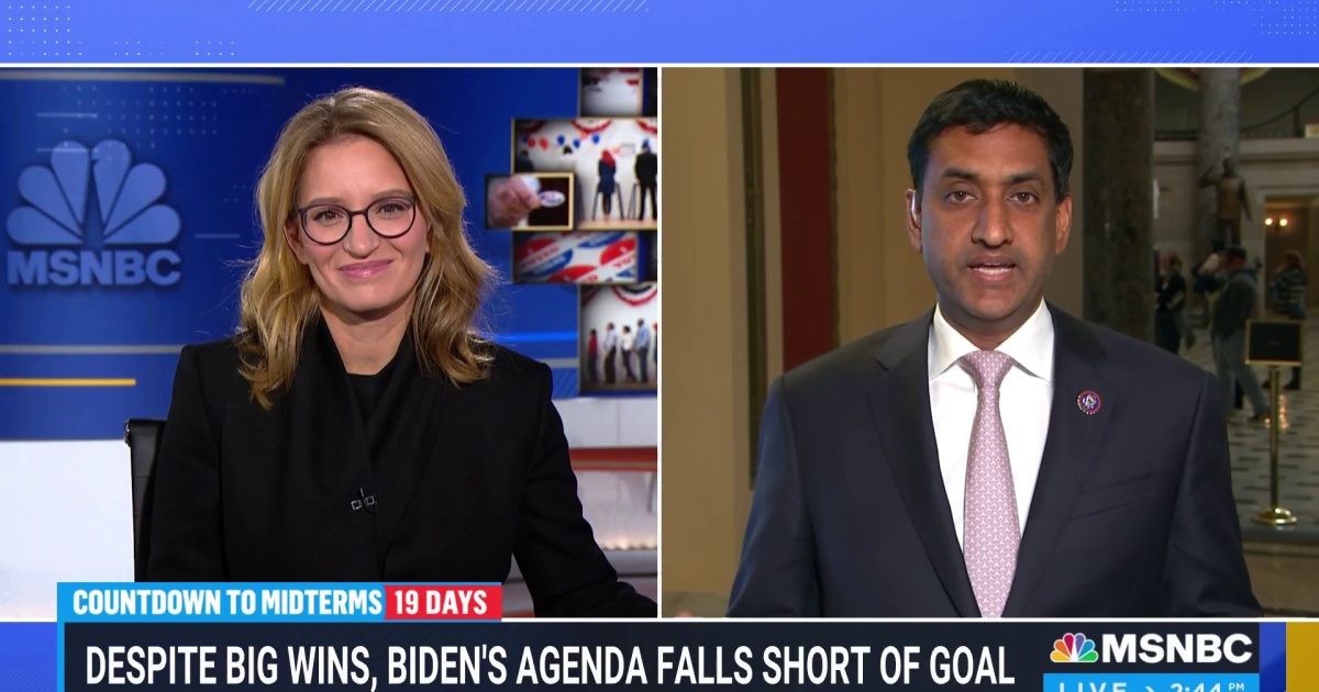 'An economic choice election' Rep. Khanna on Dem's midterm messaging