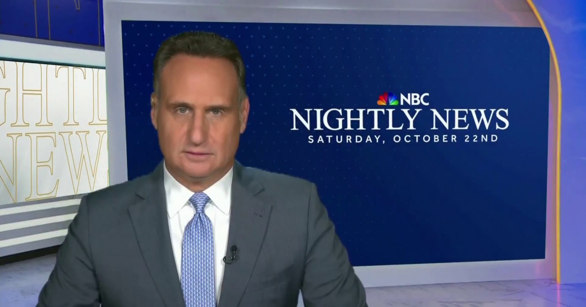 Nightly News Full Broadcast (October 22nd)