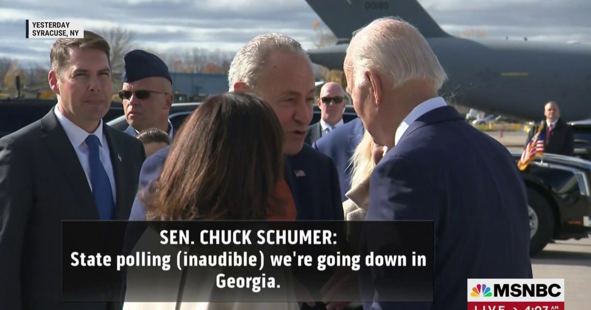 Hot mic picks up Sen. Schumer's comments on midterms