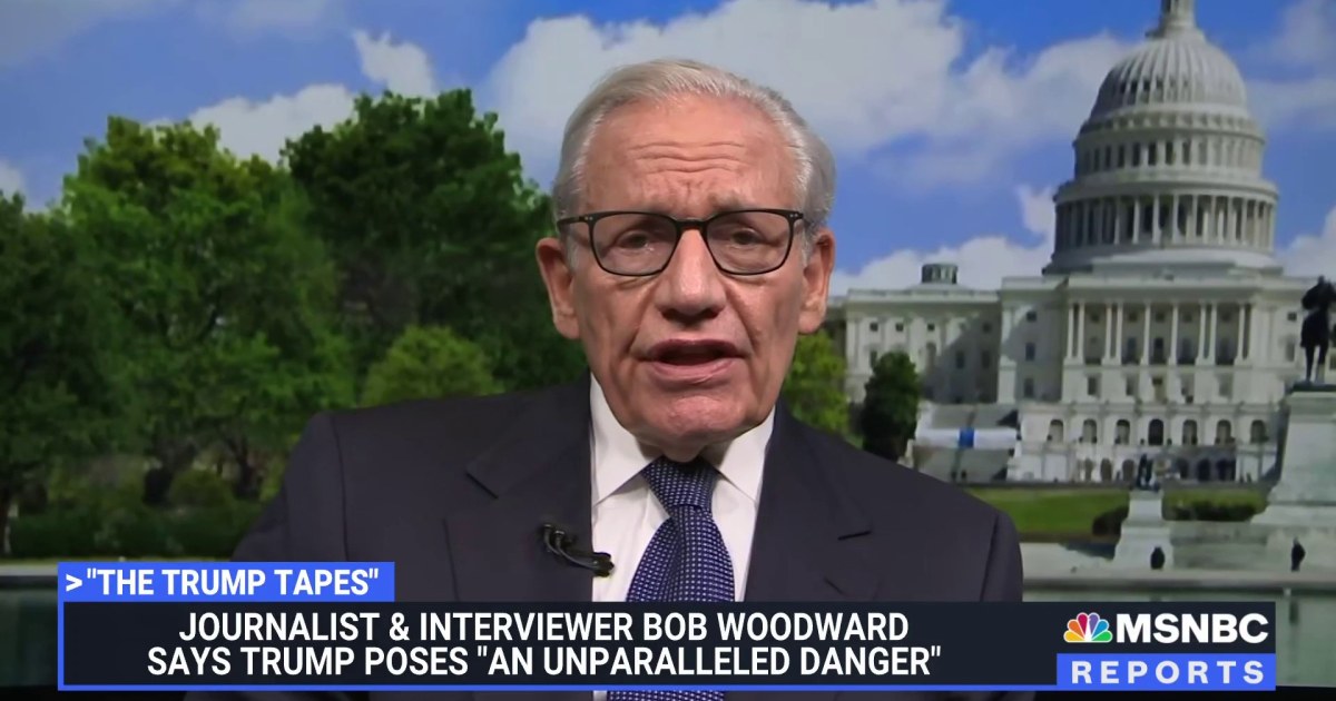 'His negligence was criminal' Bob Woodward on revealing Trump interviews