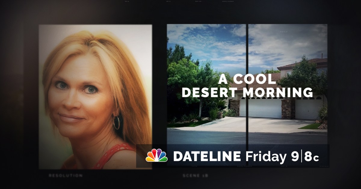 DATELINE FRIDAY SNEAK PEEK: A Cool Desert Morning