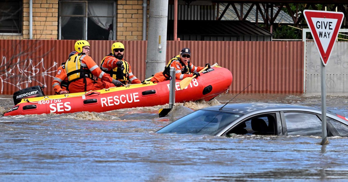 Flash flooding hits Melbourne, Australia, after two days of incessant rain